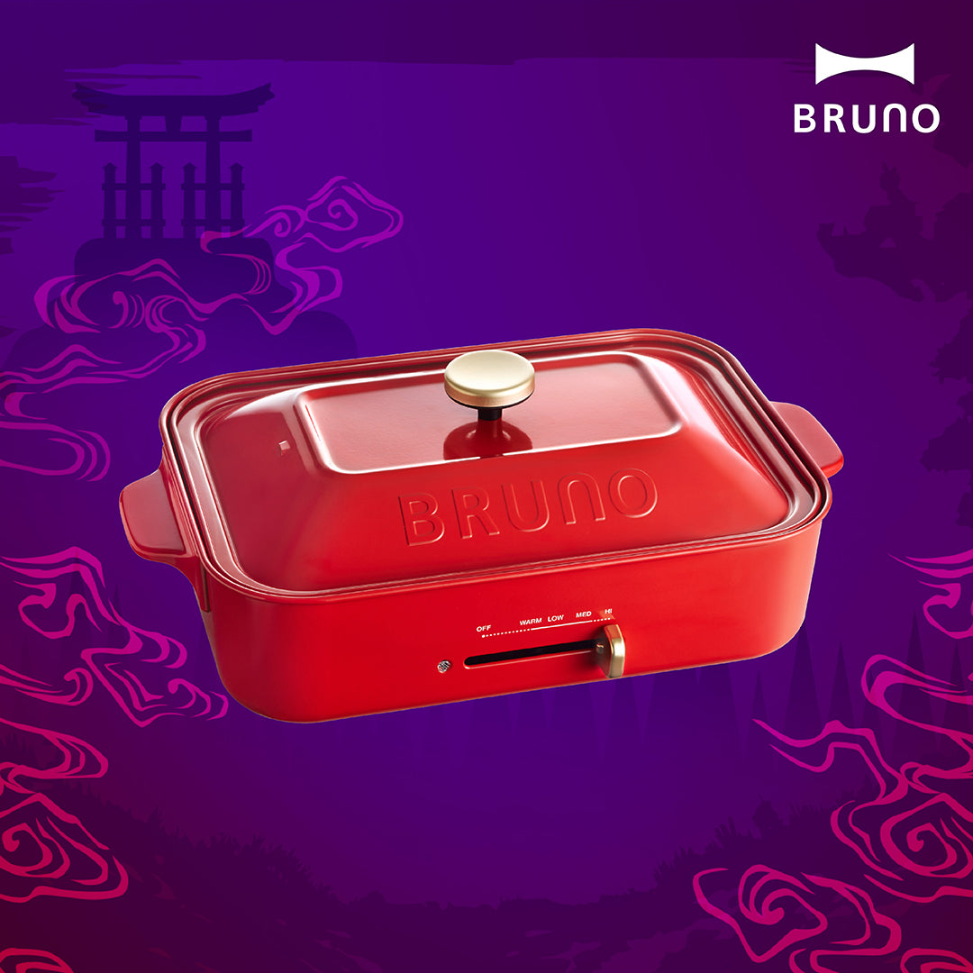 Compact Hotplate in Red | BRUNO Malaysia Official Store